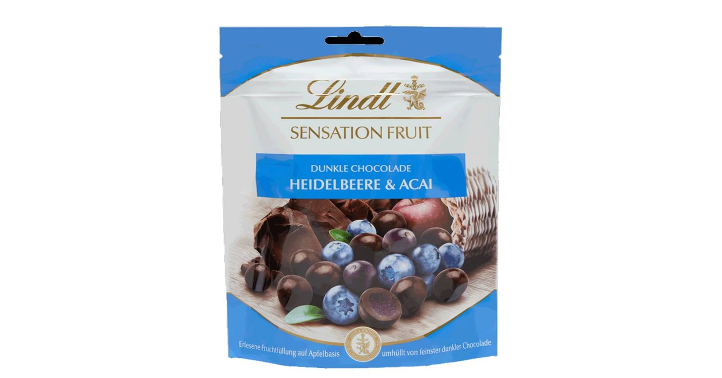 Lindt Fruit Sensation Blueberry & Acai [150g] - Édesség, Kávé, Tea ...