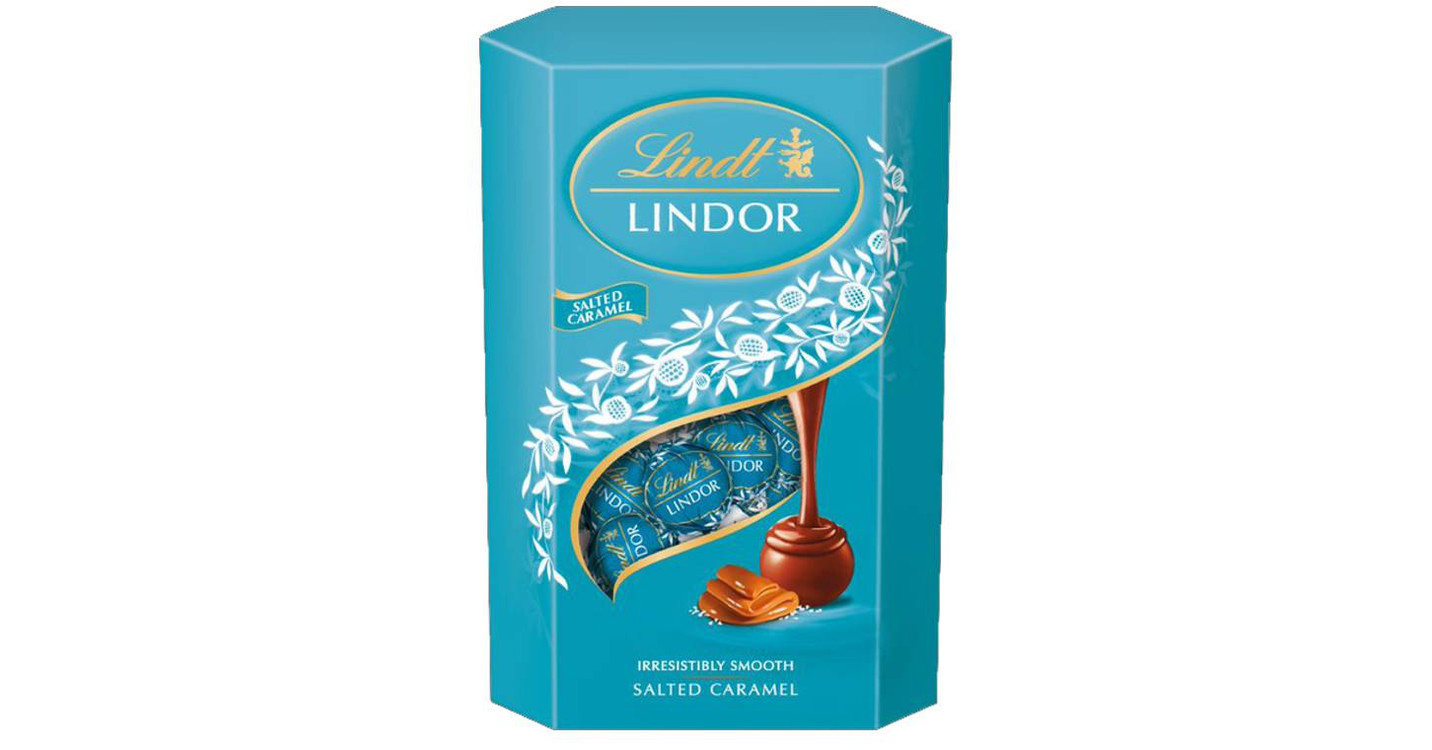 Lindt Lindor Mega Sós Karamell Csokoládégolyó [337g] - Édesség, Kávé ...