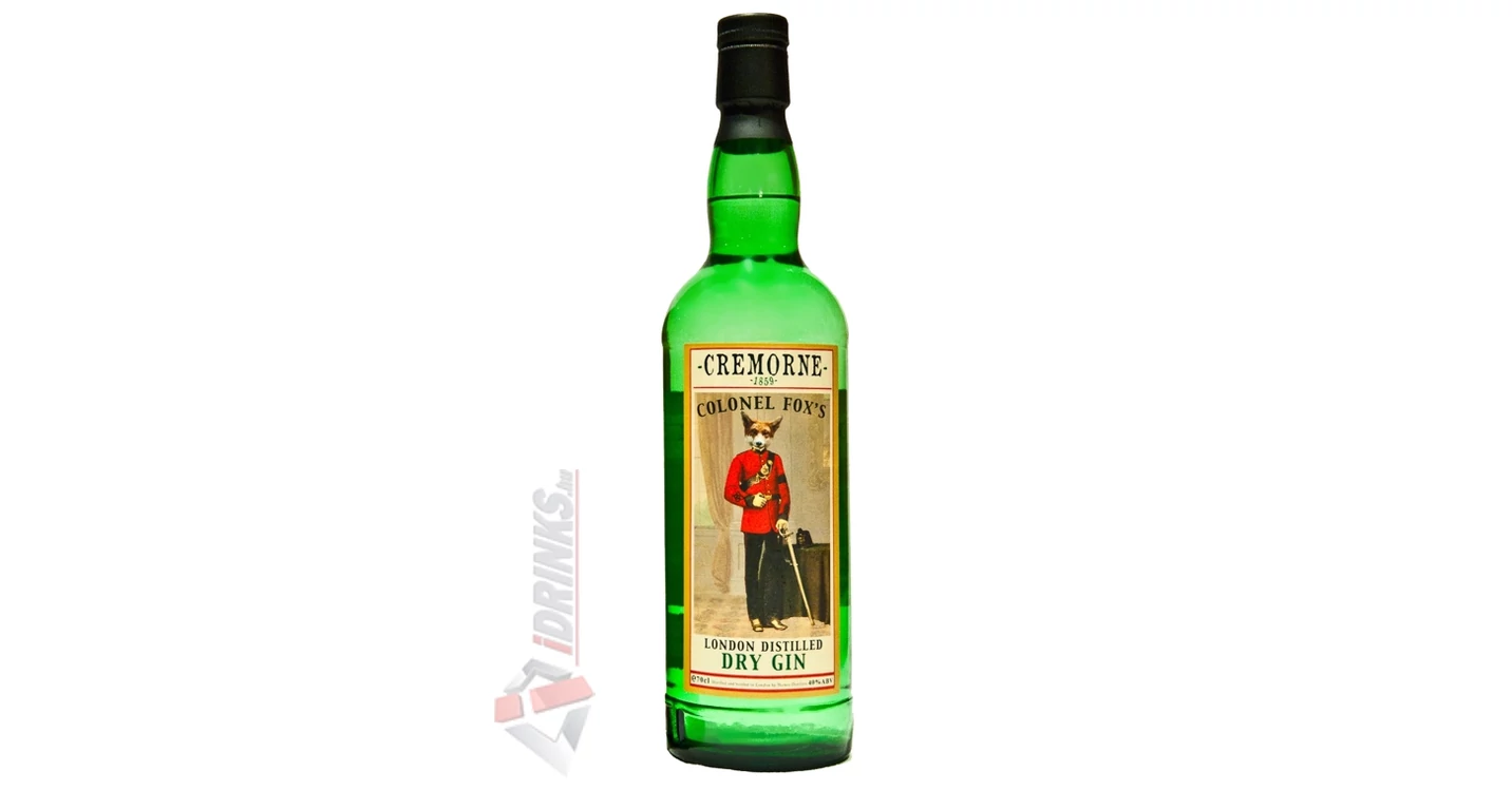 Cremorne 1859 Colonel Fox Dry Gin [0,7L|40%] - Gin - Diszkontital.hu ...