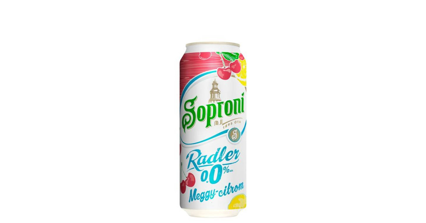 Soproni Zero Meggy-Citrom /Dobozos/ [0,5L|0%] [24db/pack] - Hagyományos ...
